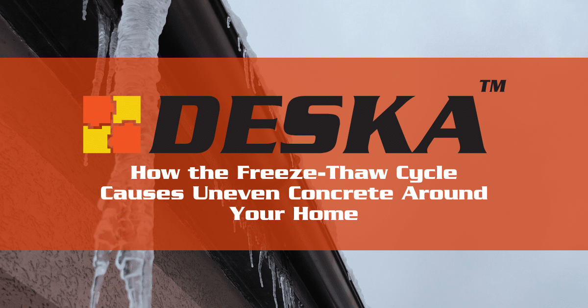 How the Freeze-Thaw Cycle Causes Uneven Concrete Around Your Home